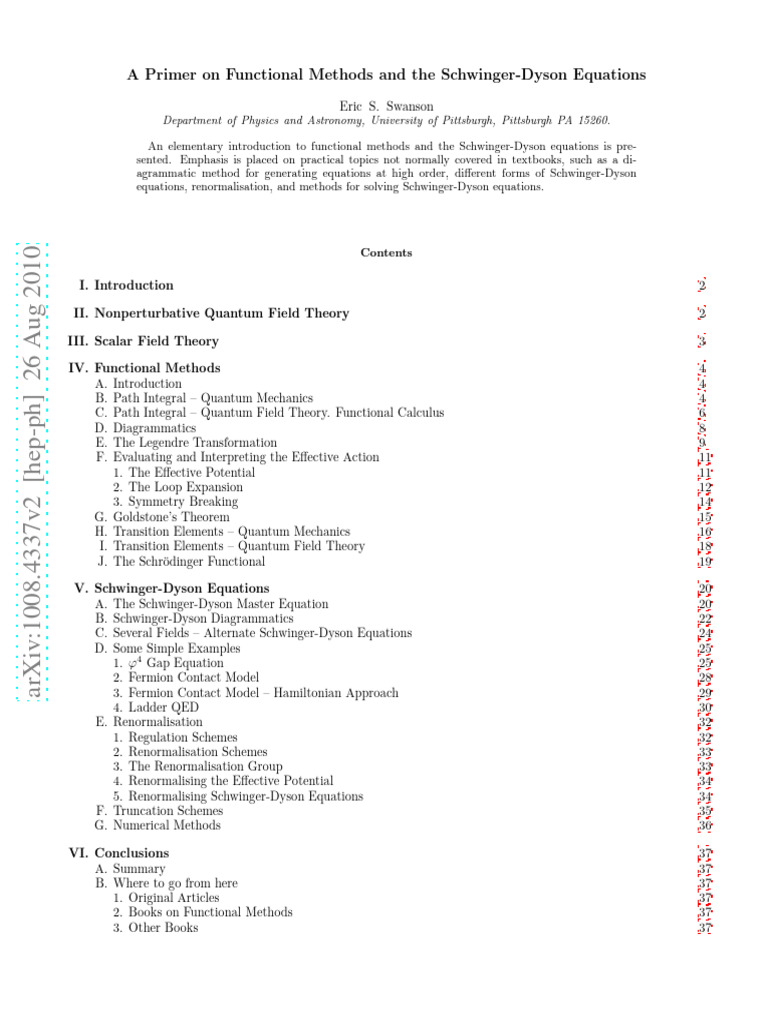 SDEprimer | Download Free PDF | Quantum Field Theory | Quantum Mechanics
