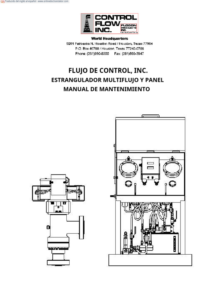 CFI Multi Flow Choke Manual - En.es | PDF | Hogar, jardinería y bricolaje | Informática