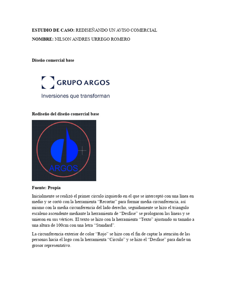 Estudio de Caso: Rediseñando Un Aviso Comercial | PDF