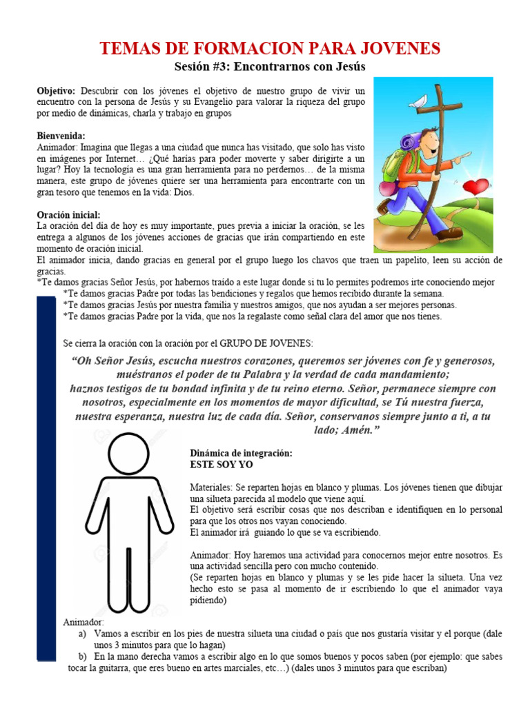 Encontrarnos Con Jesus Modificado | PDF | Jesús | Oración Encontrarnos Con Jesus Modificado | PDF | Jesús | Oración