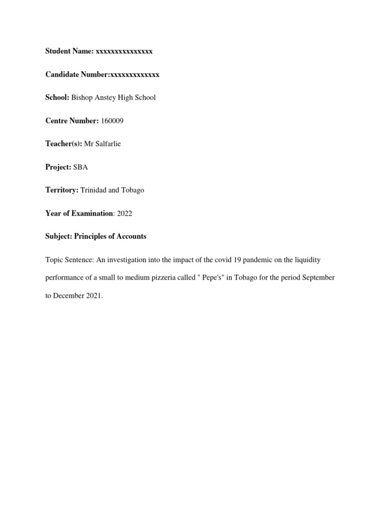 Sample POA SBA | PDF | Revenue | Sales