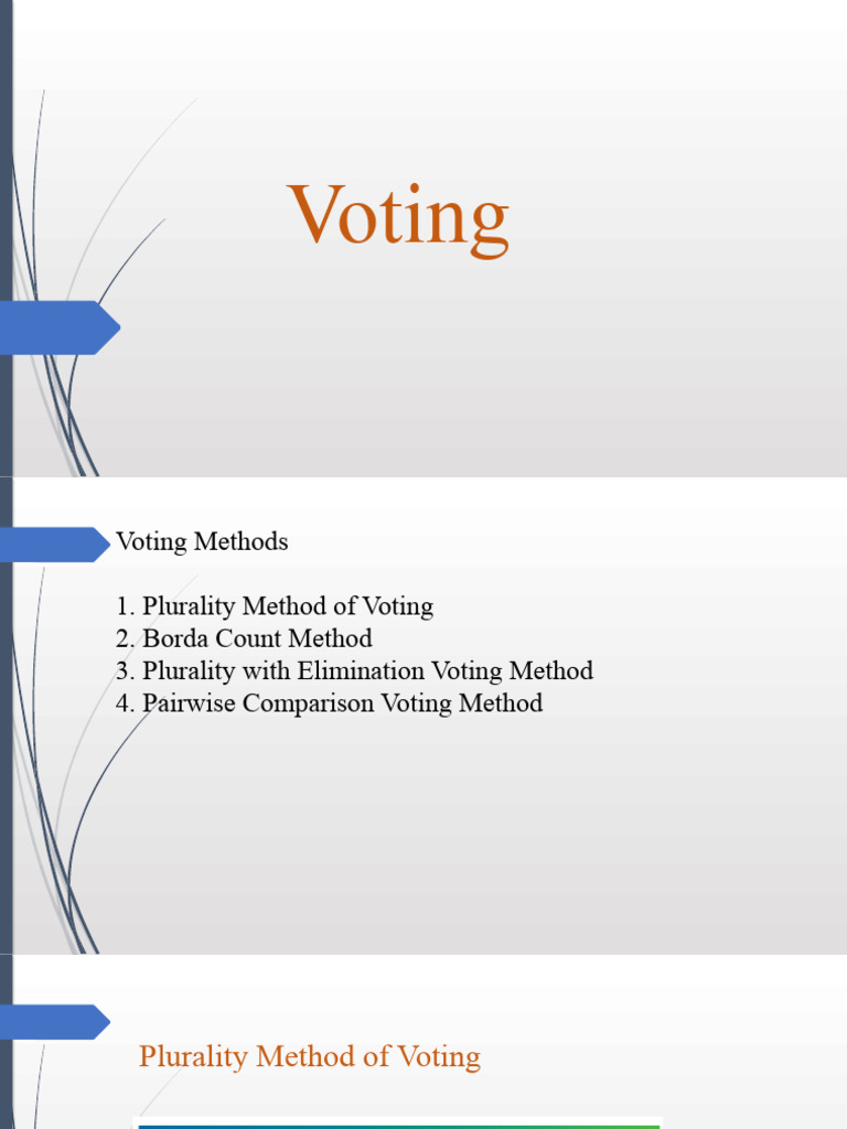 Voting | PDF