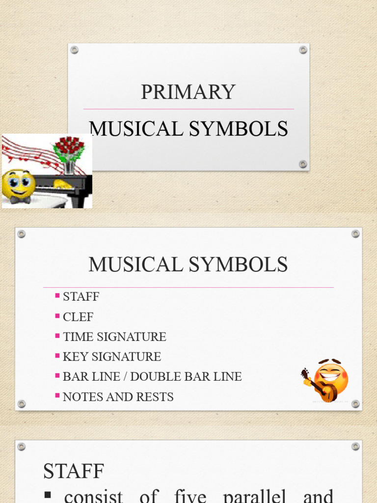 Musical Symbols | PDF | Language Arts & Discipline