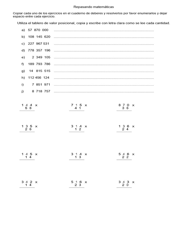 Repasando Matemáticas | PDF | Métodos y materiales de enseñanza | Informática