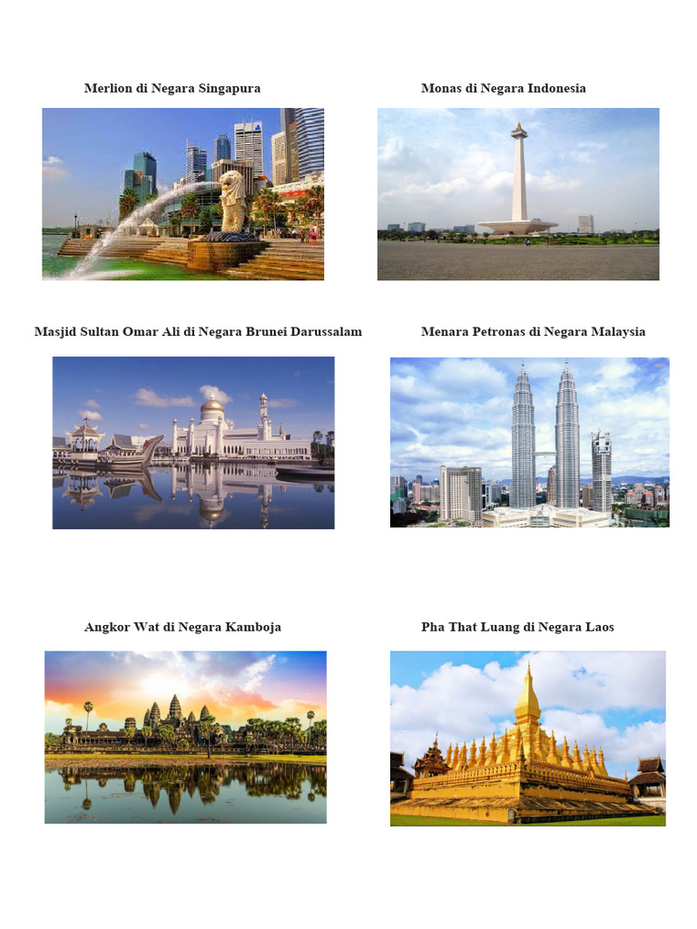 10 Icon Negara Asean | PDF
