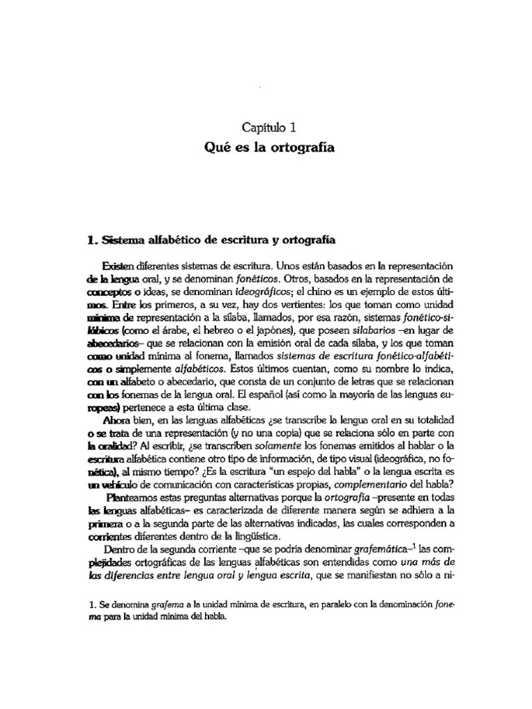 Que Es La Ortografia. Marta Raventos | PDF