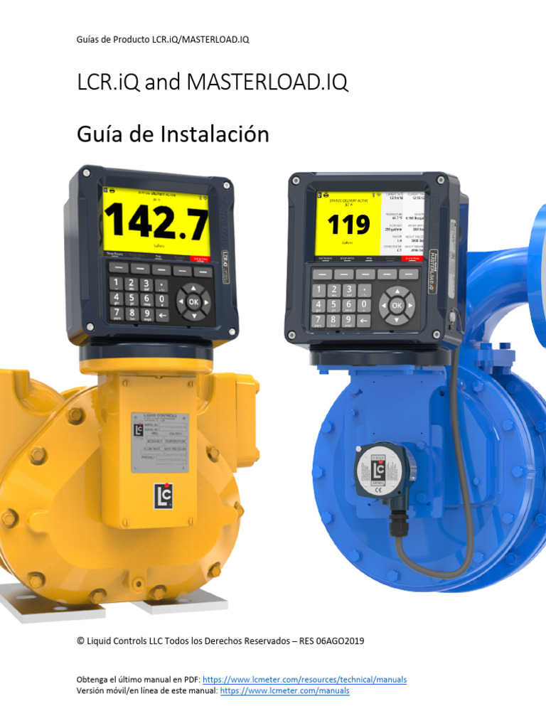 LCR - Iq and MASTERLOAD - IQ - Installation SPANISH | PDF | Pantalla de ...
