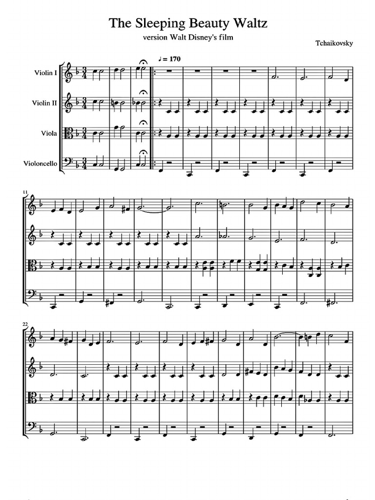 The Sleeping Beauty Waltz | PDF
