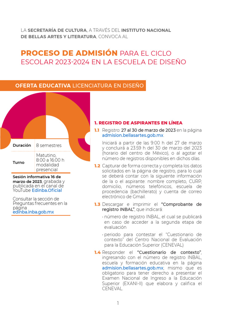 Admision Edinba-Lic 2023 | PDF