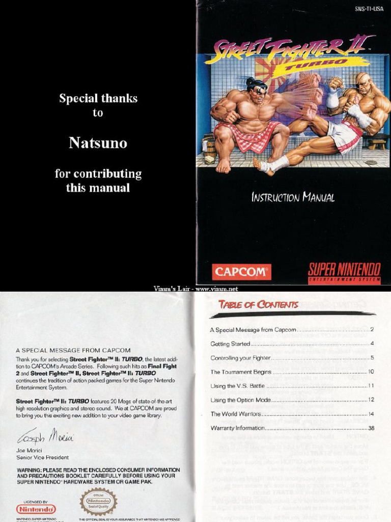 Street Fighter II Turbo | PDF