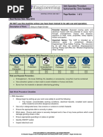 Safe Work Instructions Template | PDF | Occupational Safety And Health ...