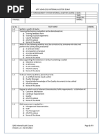 Internal Audit Checksheet - IATF 16949 - 2016 | PDF | Audit ...
