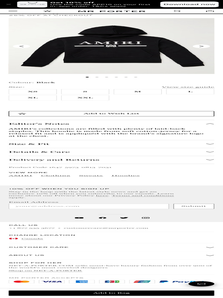 AMIRI Logo-Appliquéd Cotton-Jersey Hoodie For Men MR PORTER | PDF