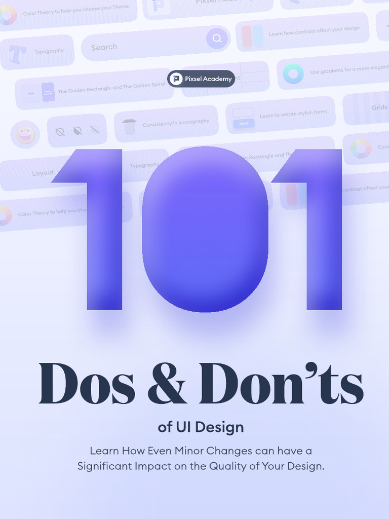 101 Dos & Don'Ts of UI Design | PDF
