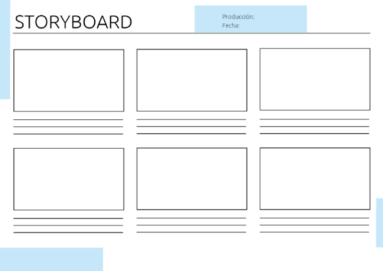 Plantilla Storyboard | PDF