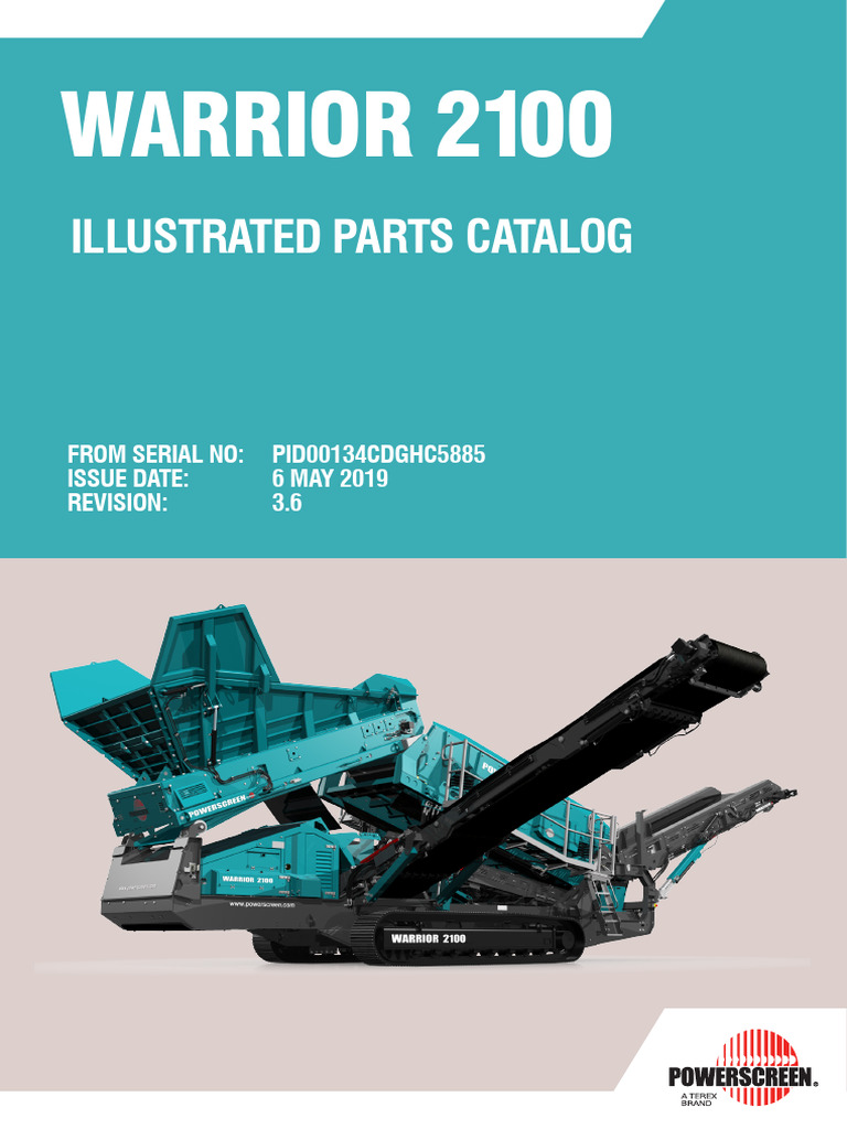 Warrior 2100 Illustrated Parts Catalog Revision 3.6 | PDF ...