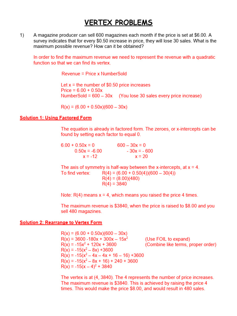 4e - Describe Vertex From Word Problems | PDF | Area | Elementary ...