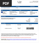 IndiGo Flight Ticket Sample 2025 | PDF