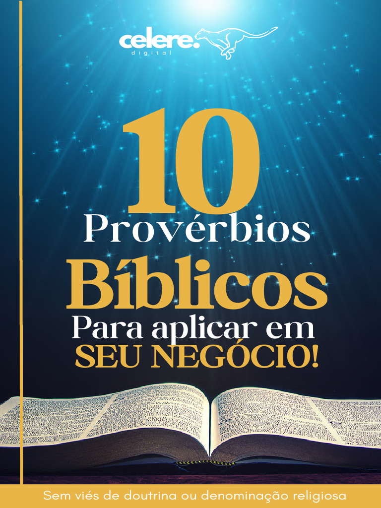 10 Provérbios Para Aplicar Em Seu Negócio | PDF | Sabedoria | Planejamento