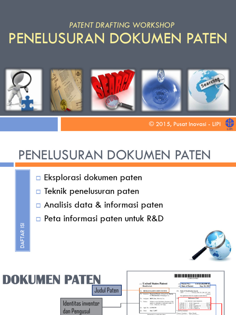 Penelusuran Dokumen Paten | PDF | Komputer | Teknologi & Rekayasa