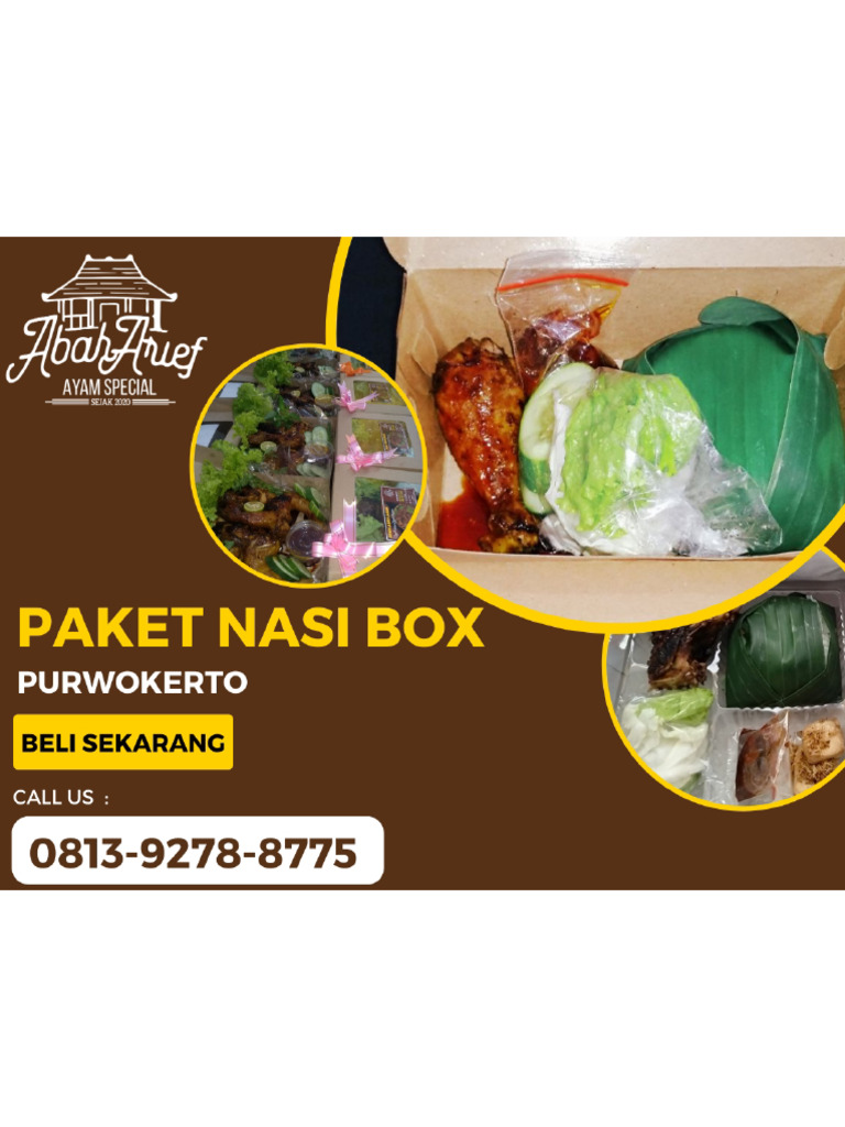 Box Dapur Solo Menu | PDF