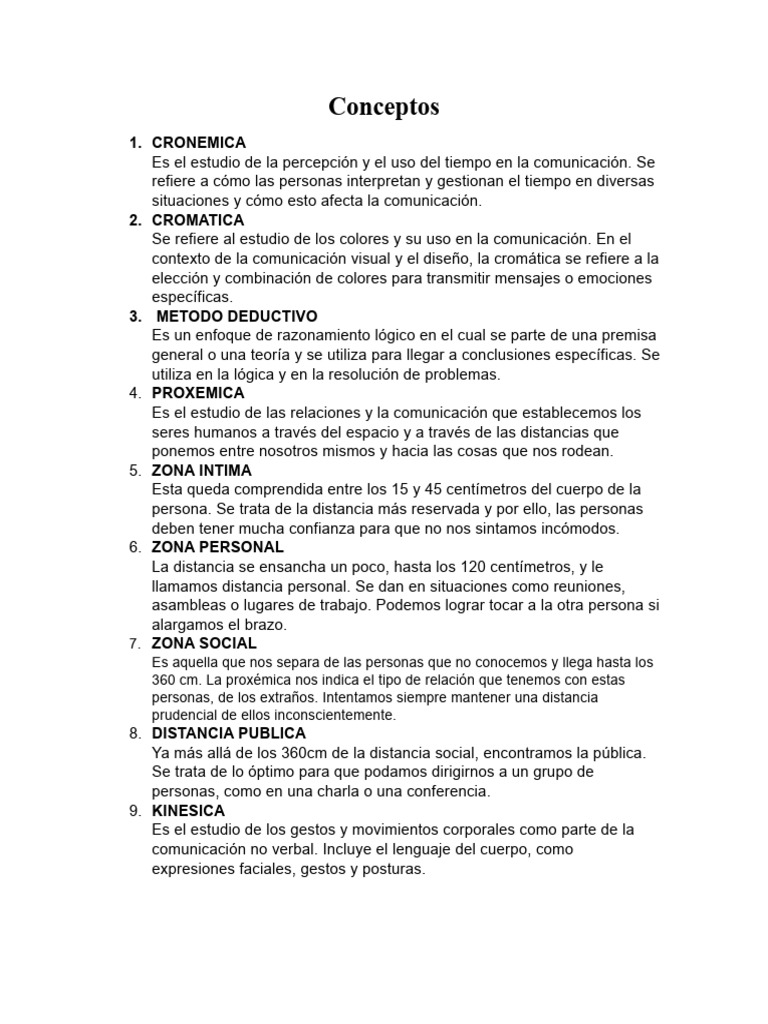 Conceptos | PDF