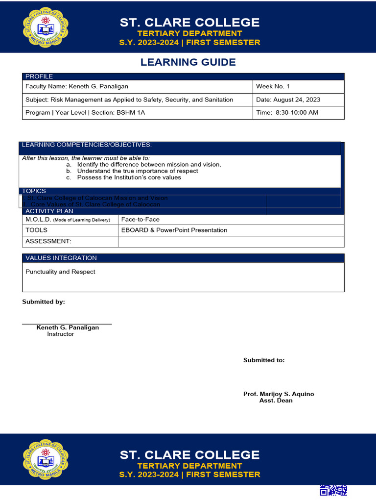 Learning Guide | Download Free PDF | Learning | Behavior Modification Learning Guide | Download Free PDF | Learning | Behavior Modification