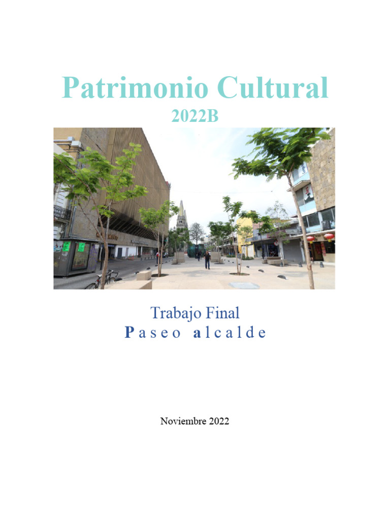 Paseo Alcalde | PDF