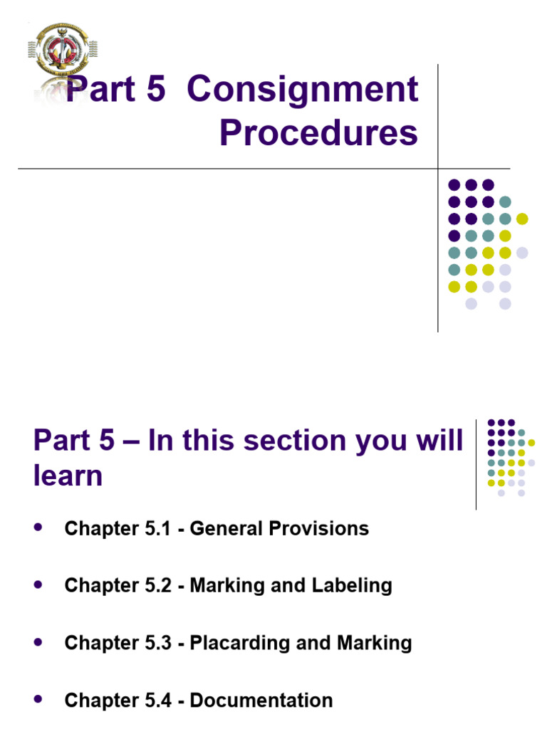 IMDG Consignment | PDF | Dangerous Goods | Chemistry