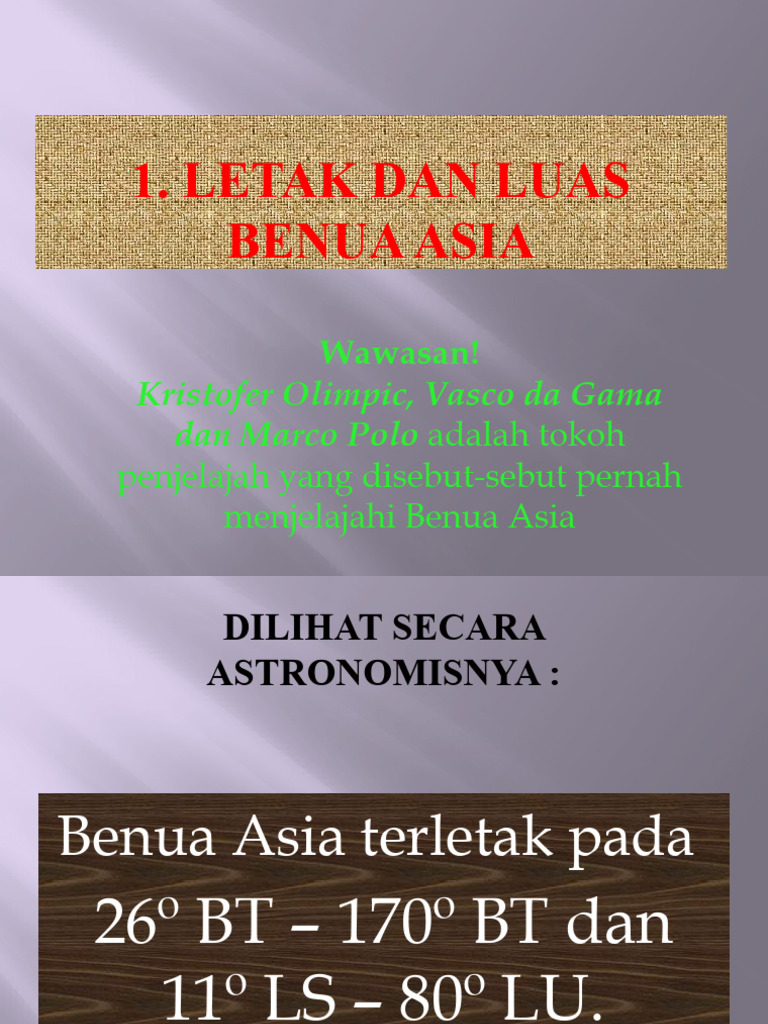 BAB 1 - A. Letak Dan Luas Benua Asia Dan Benua Lainnya | PDF BAB 1 - A. Letak Dan Luas Benua Asia Dan Benua Lainnya | PDF