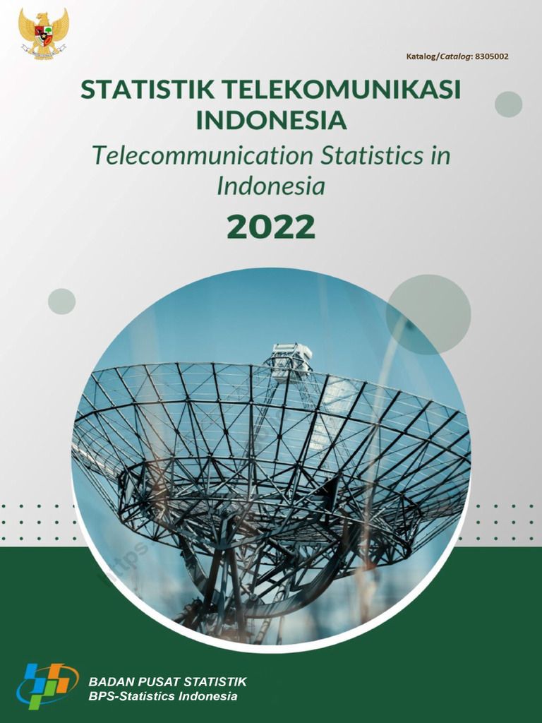 Statistik Telekomunikasi Indonesia 2022 | PDF | Seni | Komputer