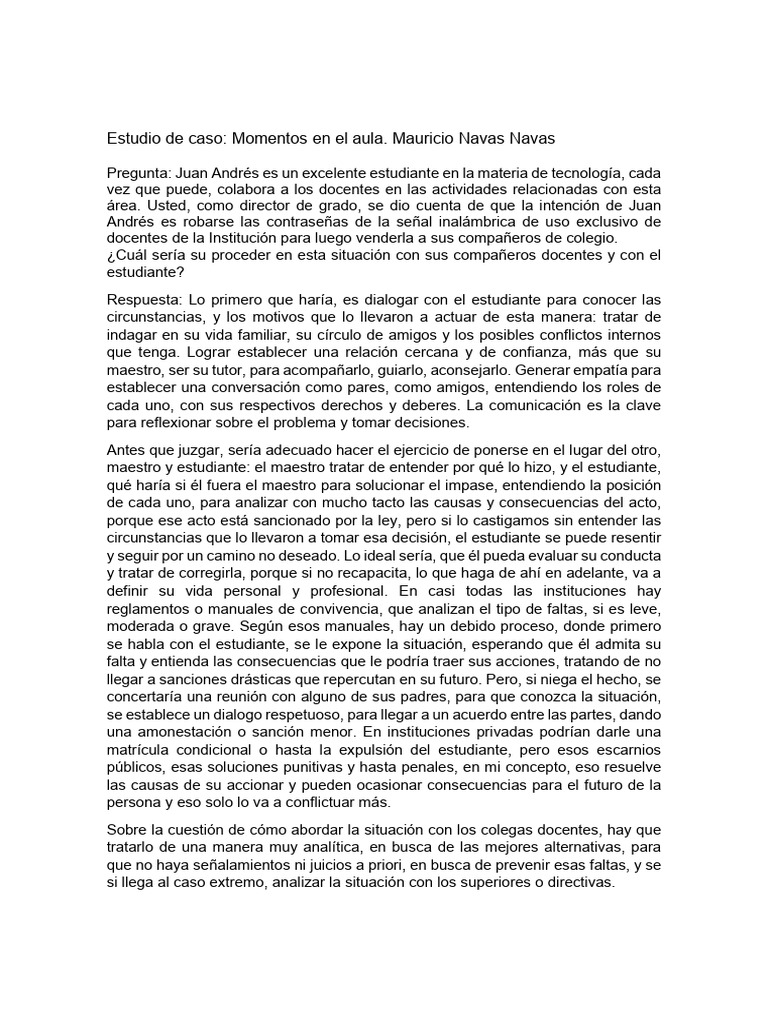 Estudio de Caso MNN | PDF | Caso de estudio