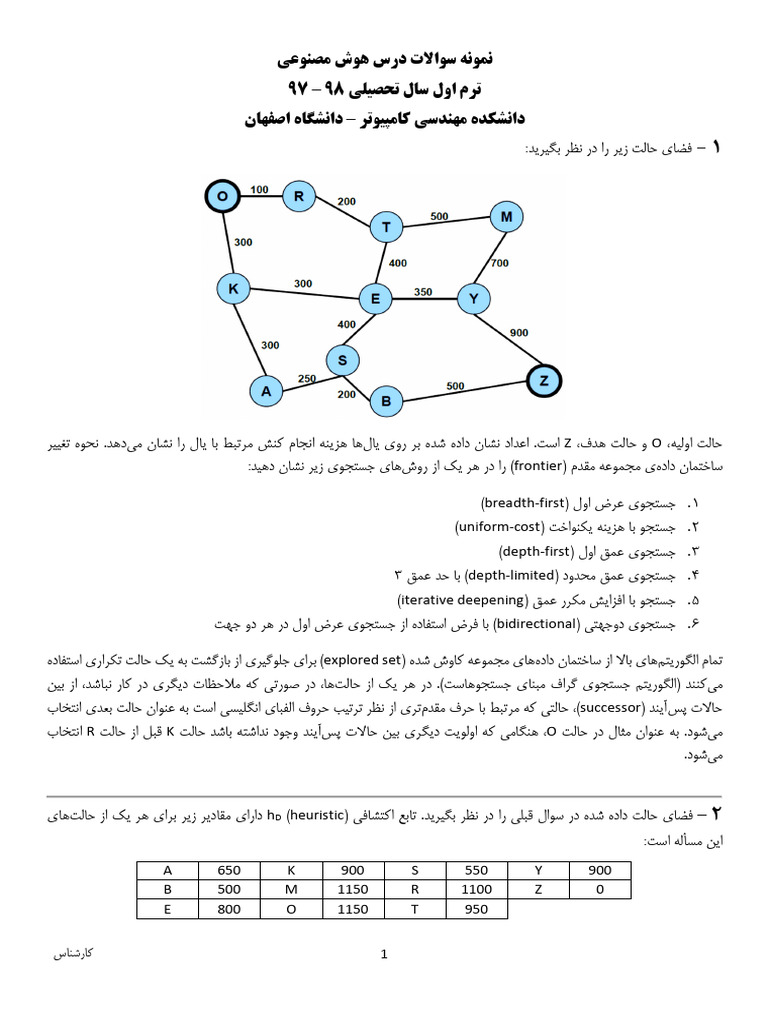 1-AI Excercises | PDF | Information Retrieval | Computer Programming