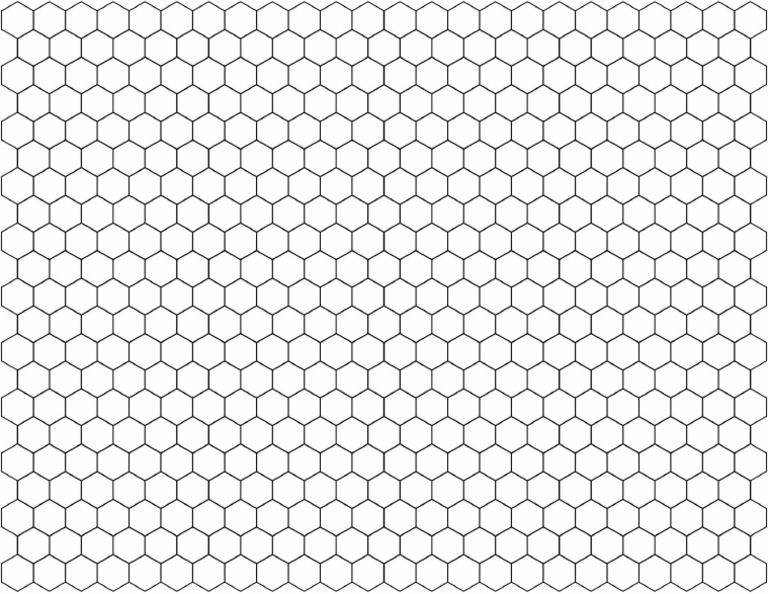1-4-inch-black-hexagon-graph-paper-letter | PDF
