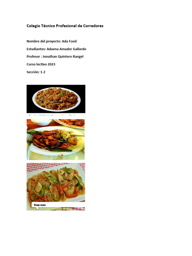 Proyecto Expo | PDF | Alimentos | China