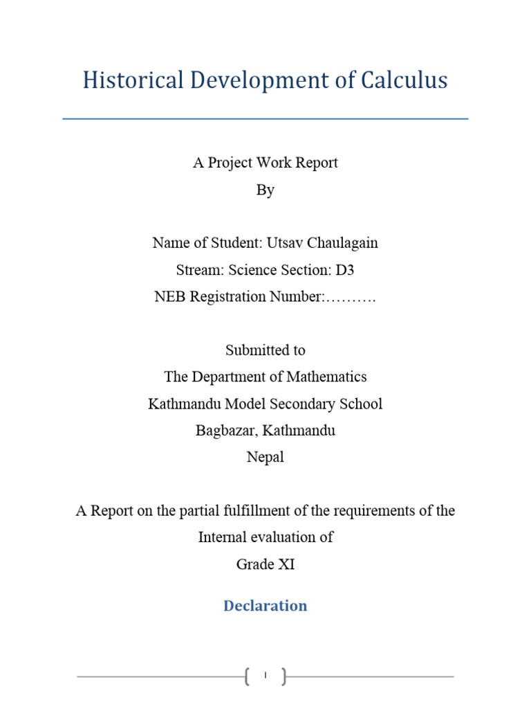 Maths Project Cover Page Design | PDF | Mathematics | Science
