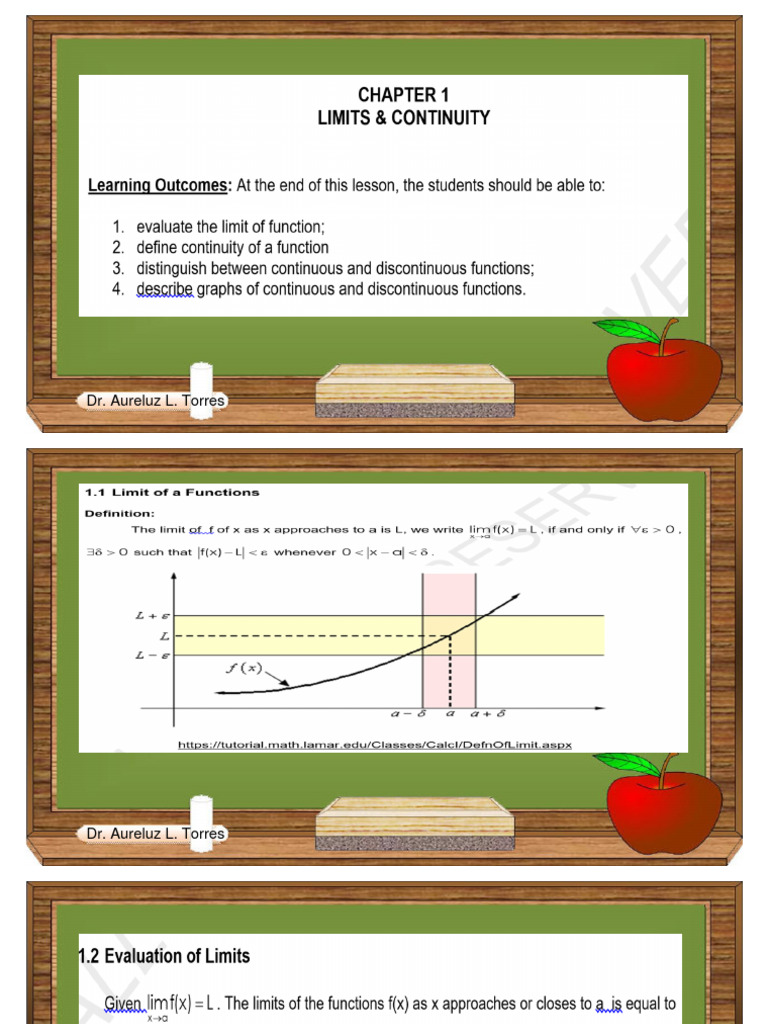 DC - Lesson - 5 - Limits and Continuity | PDF DC - Lesson - 5 - Limits and Continuity | PDF