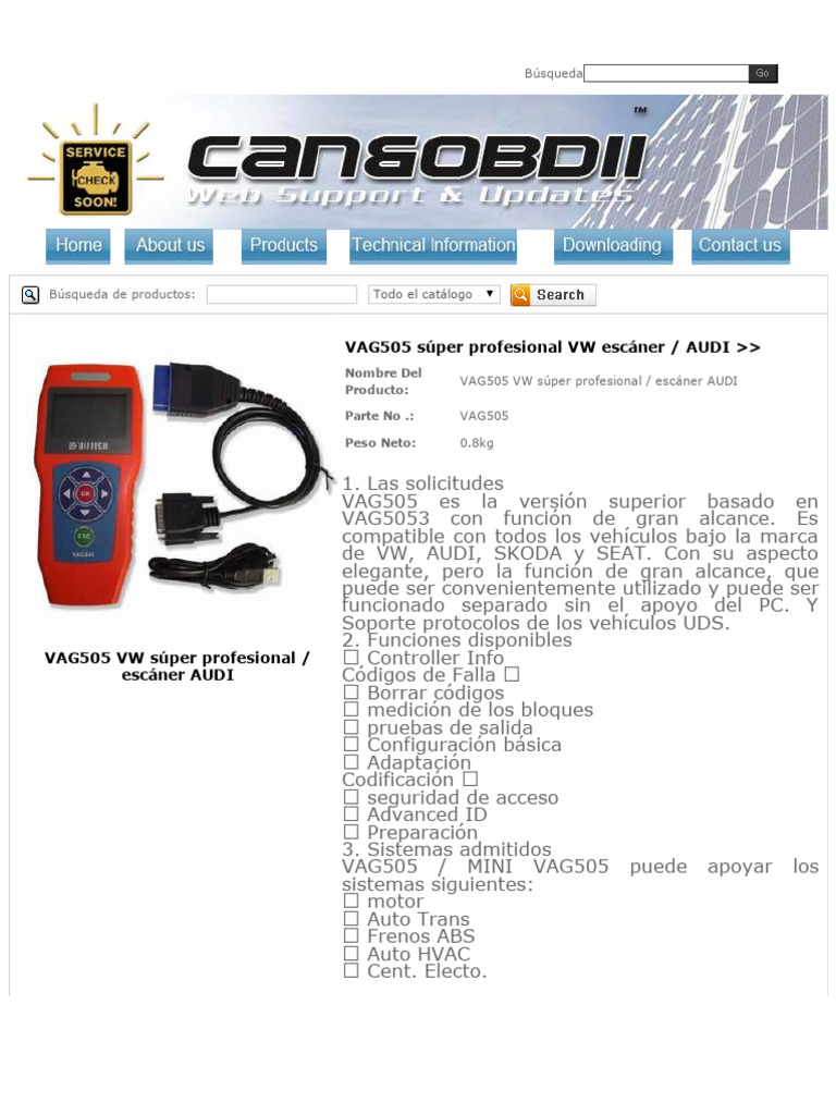 Memoscan VW | PDF | Vehículos | Vehículo de motor