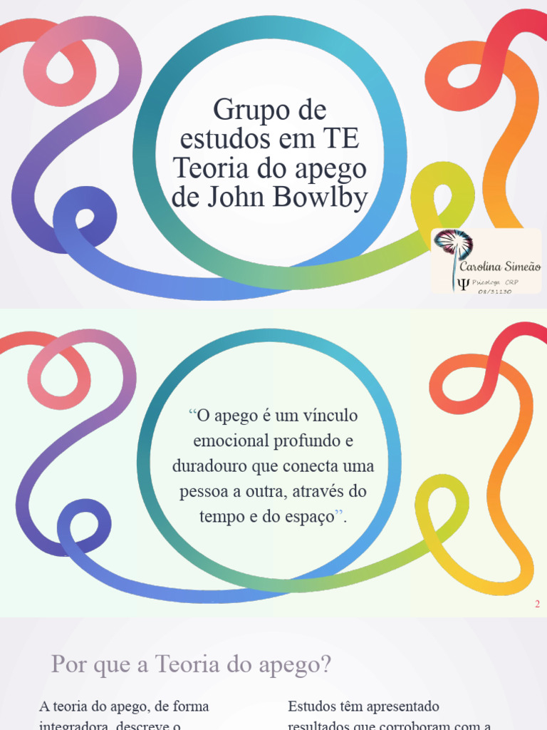 Teoria Do Apego | PDF