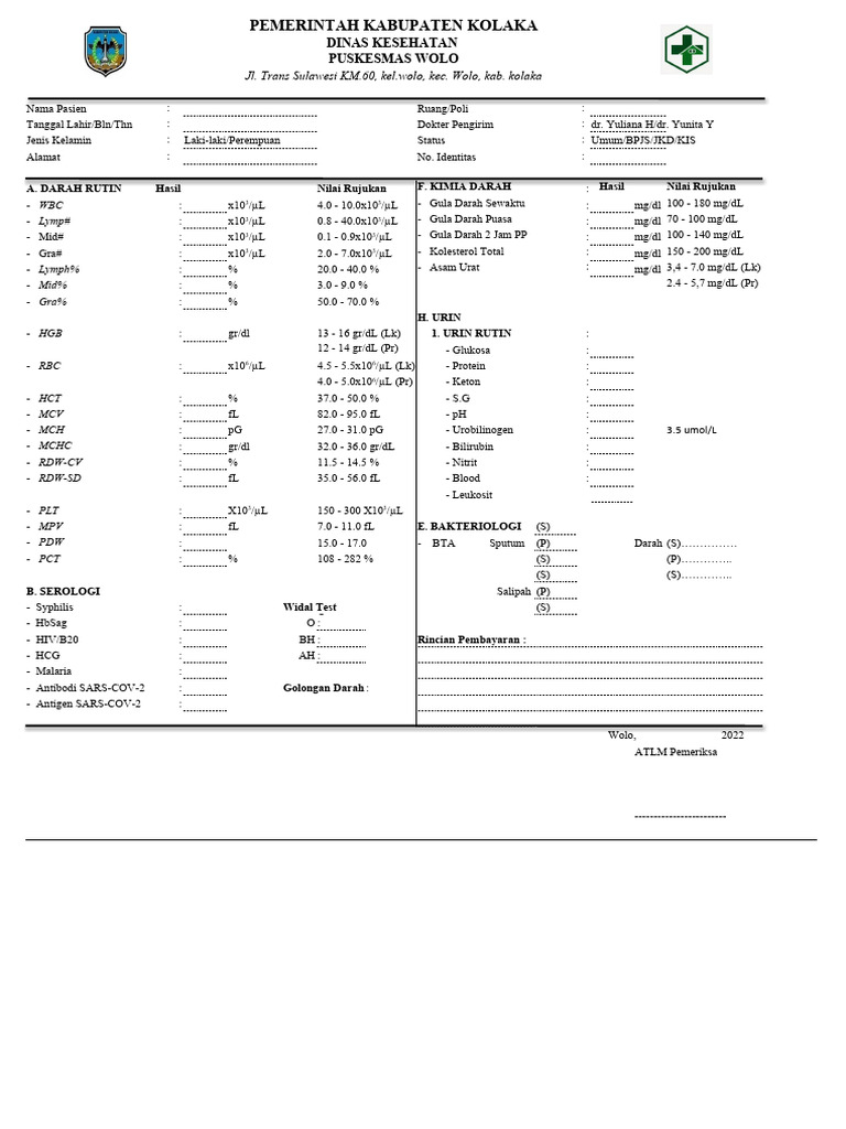 BLanko Lab Baru 2019 Edit | PDF