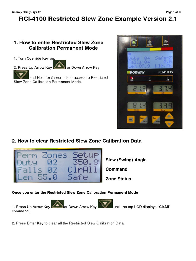 RCI4100 RestrictedSlewExampleAbsolute Version 2.10 | PDF