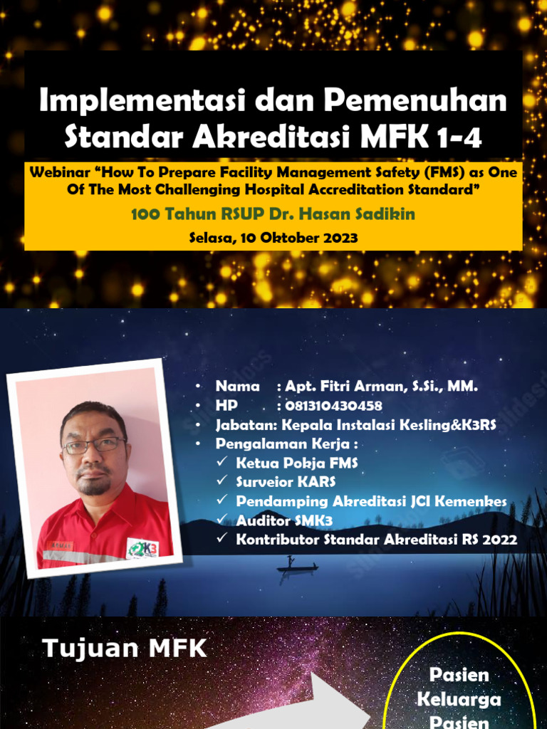 Implementasi Dan Pemenuhan Standar Akreditasi MFK 1-4 | PDF