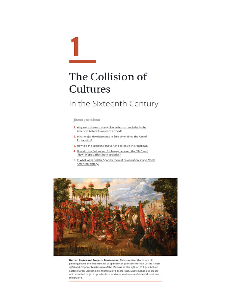 The Collision of Cultures: in The Sixteenth Century | PDF | History