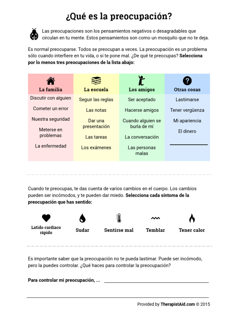 What Is Worry Spanish | PDF