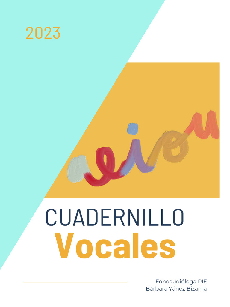 Cuadernillo Vocales 1 Pdf