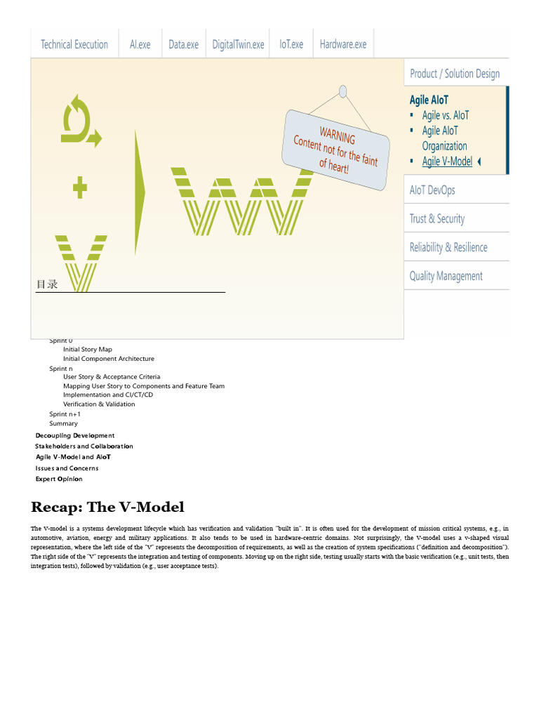 Agile V-Model | PDF | Agile Software Development | Simulation