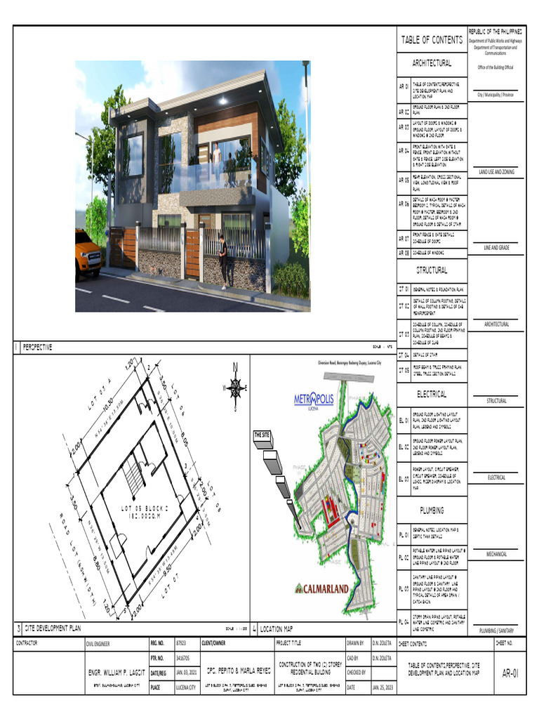 2 Storey Res BLDG Sample | PDF