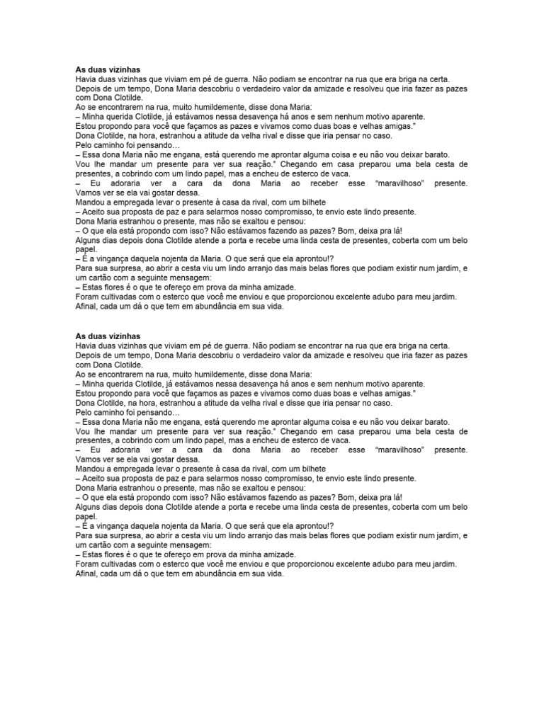As Duas Vizinhas Pdf