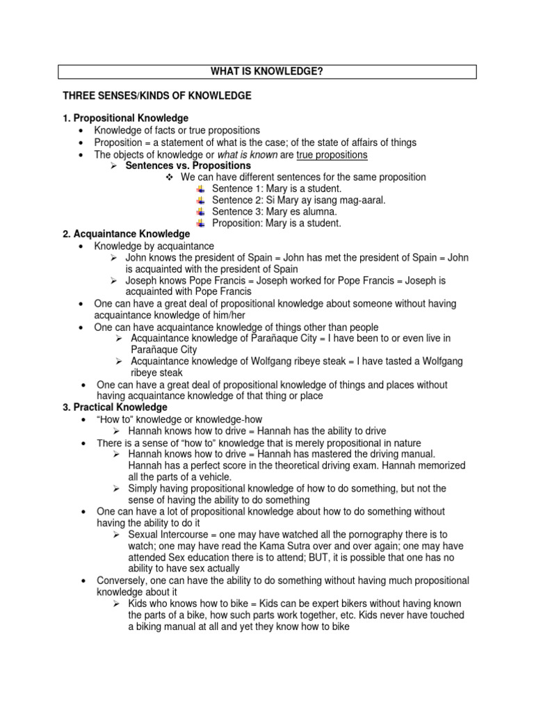 IPHP Module 2 Notes | Download Free PDF | Knowledge | Epistemology