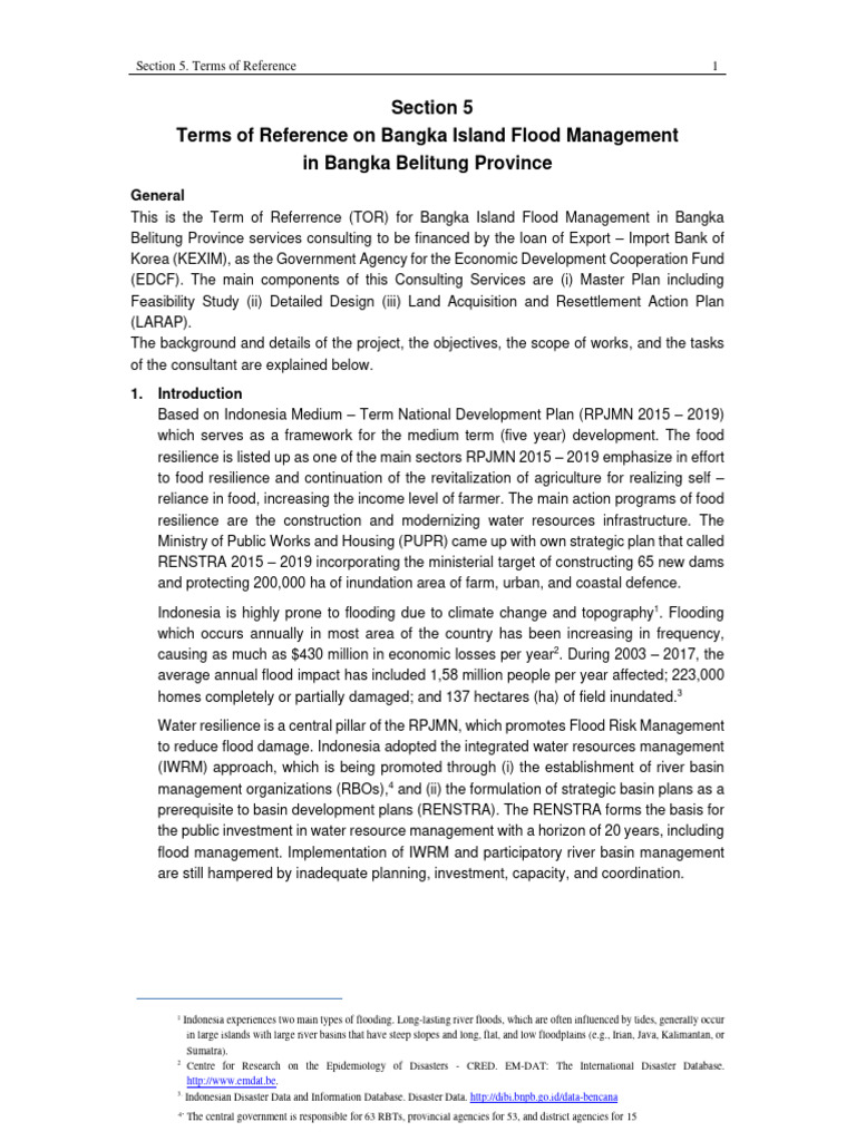 Section 5 - Tor Edcf Final | PDF